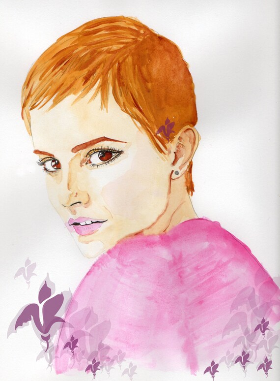 Emma Watson Drawing / Illustration - Etsy