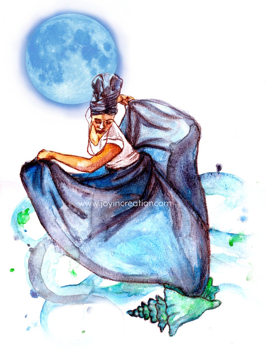 Orisha Goddess Yemayá - Etsy