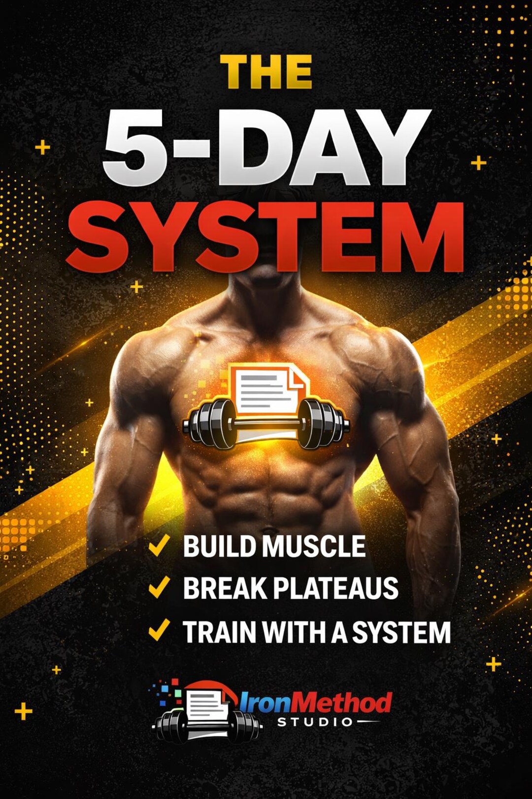 Progressive Overload System + 5-day Gym Workout Plan | RIR Guide ...