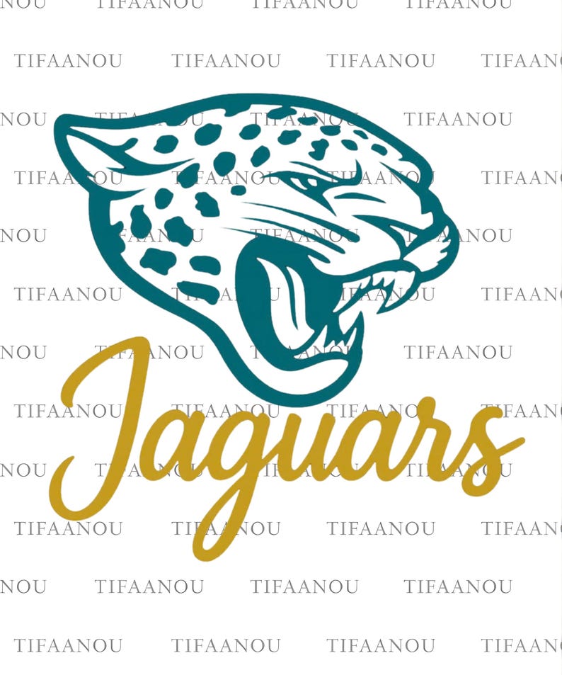 Jaguars Football PNG, Game Day Script Design, Jaguars Football Lovers ...