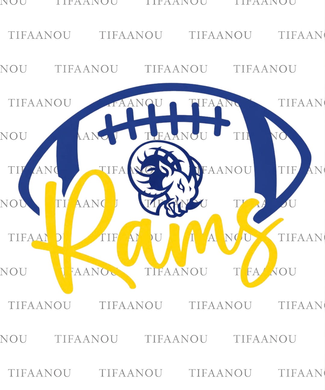 Rams PNG, Game Day Script Design, Rams Football Lovers, Digital ...