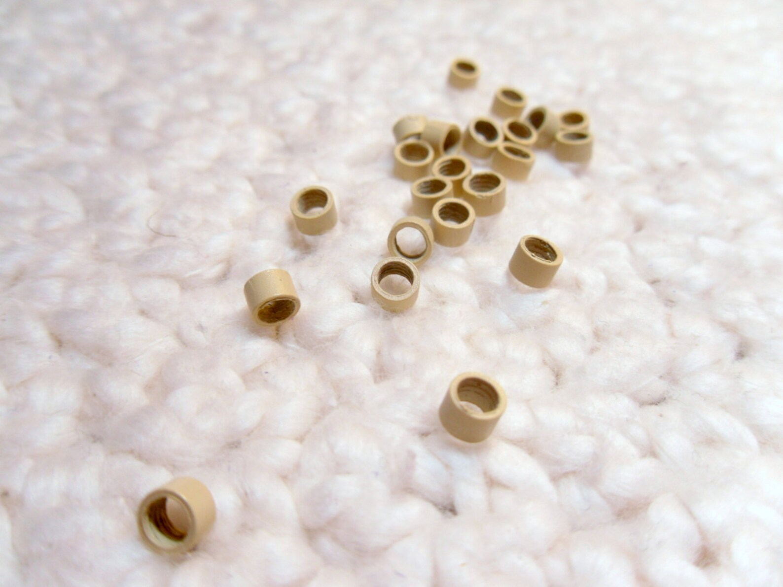 Crimp Beads Screw-type Micro Links Blonde Hair Beads Qty 20 - Etsy
