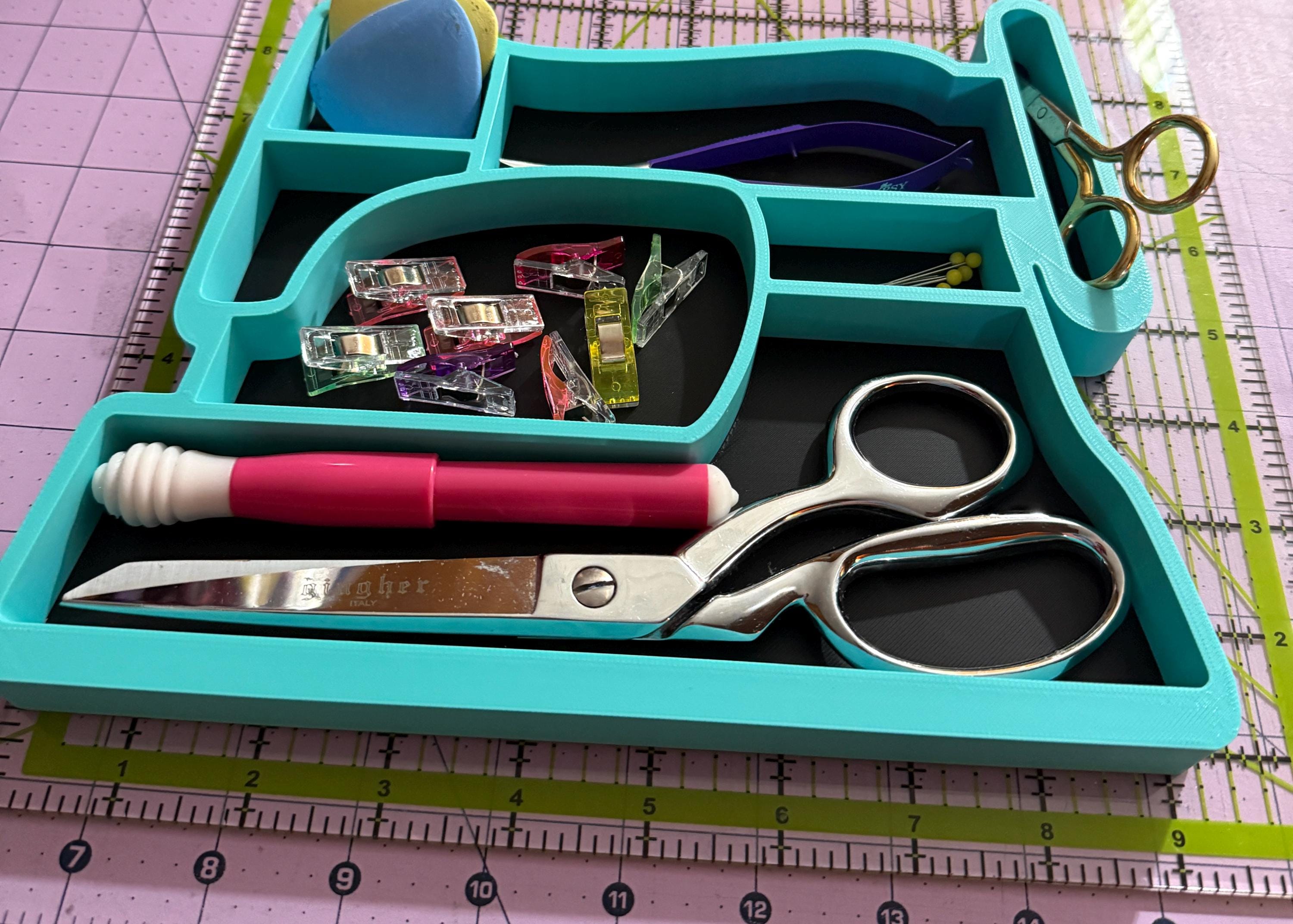 Sewing Organizer Tray | Sewing Organizer for Scissors, Measuring Tape ...