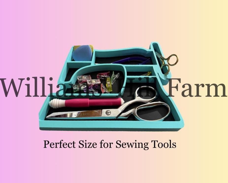 Sewing Organizer Tray | Sewing Organizer for Scissors, Measuring Tape ...