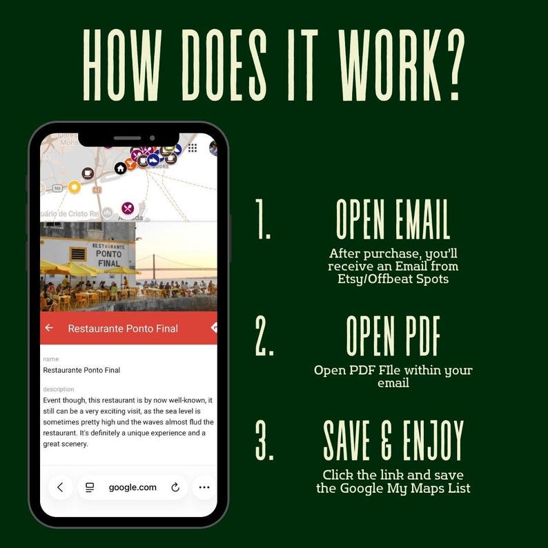 LISBON - Google My Maps List - Hidden Gems Only | Local Restaurants ...