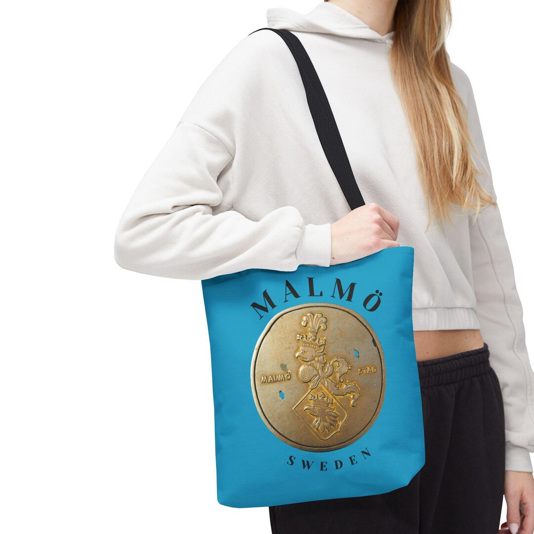 Malmö Sweden Manhole Cover Bag | Blue All-over Print Tote - Etsy