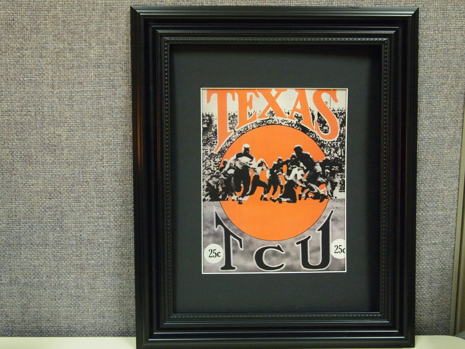 Vintage 1934 Texas -TCU Official Football Program Print Ready for ...