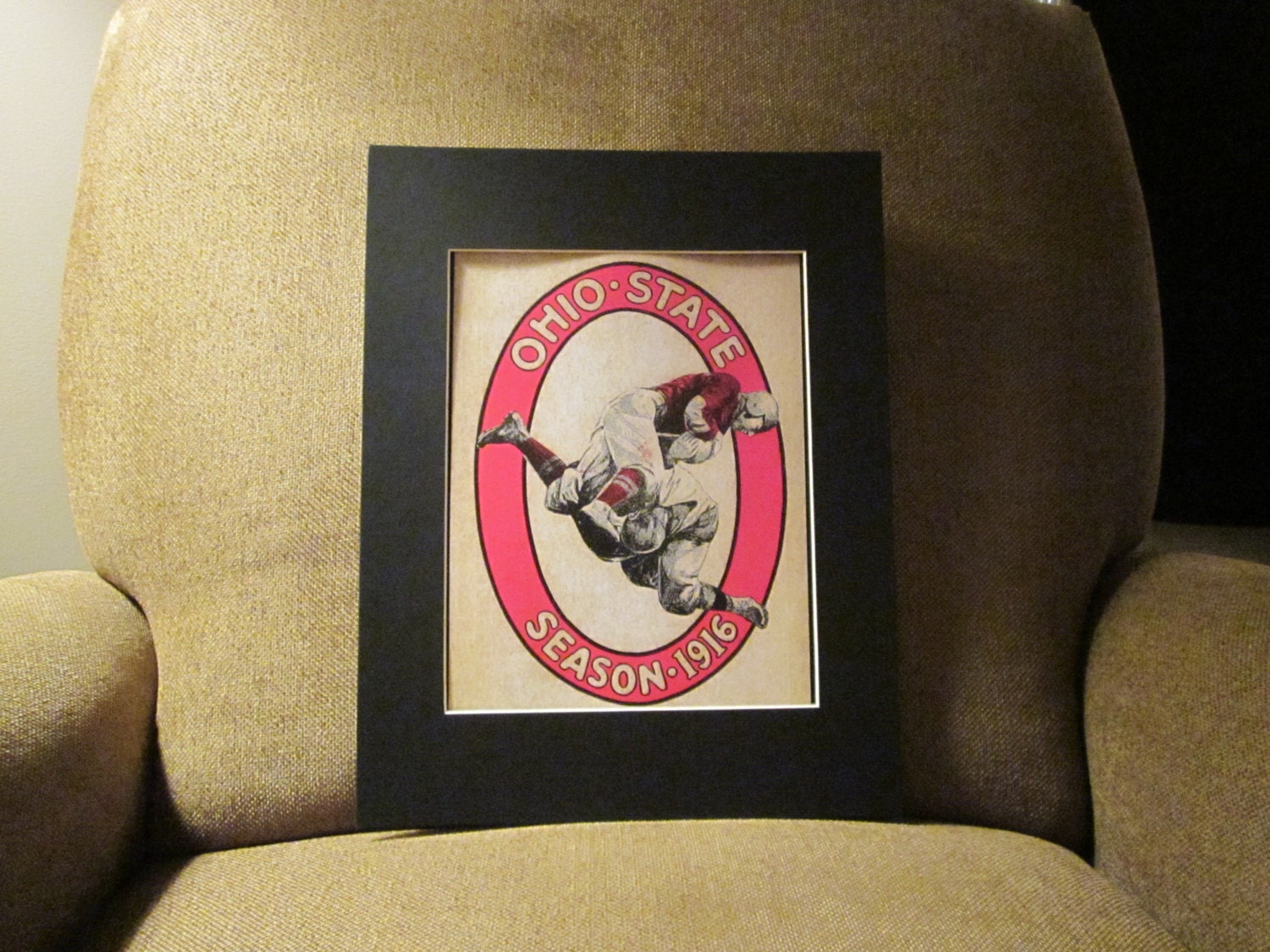 Vintage 1916 Ohio State Season Football Program Print - Etsy