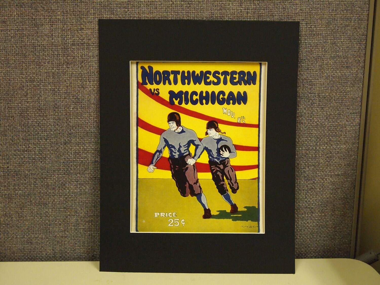 Vintage Northwestern-michigan Official Football Program Print Ready for ...