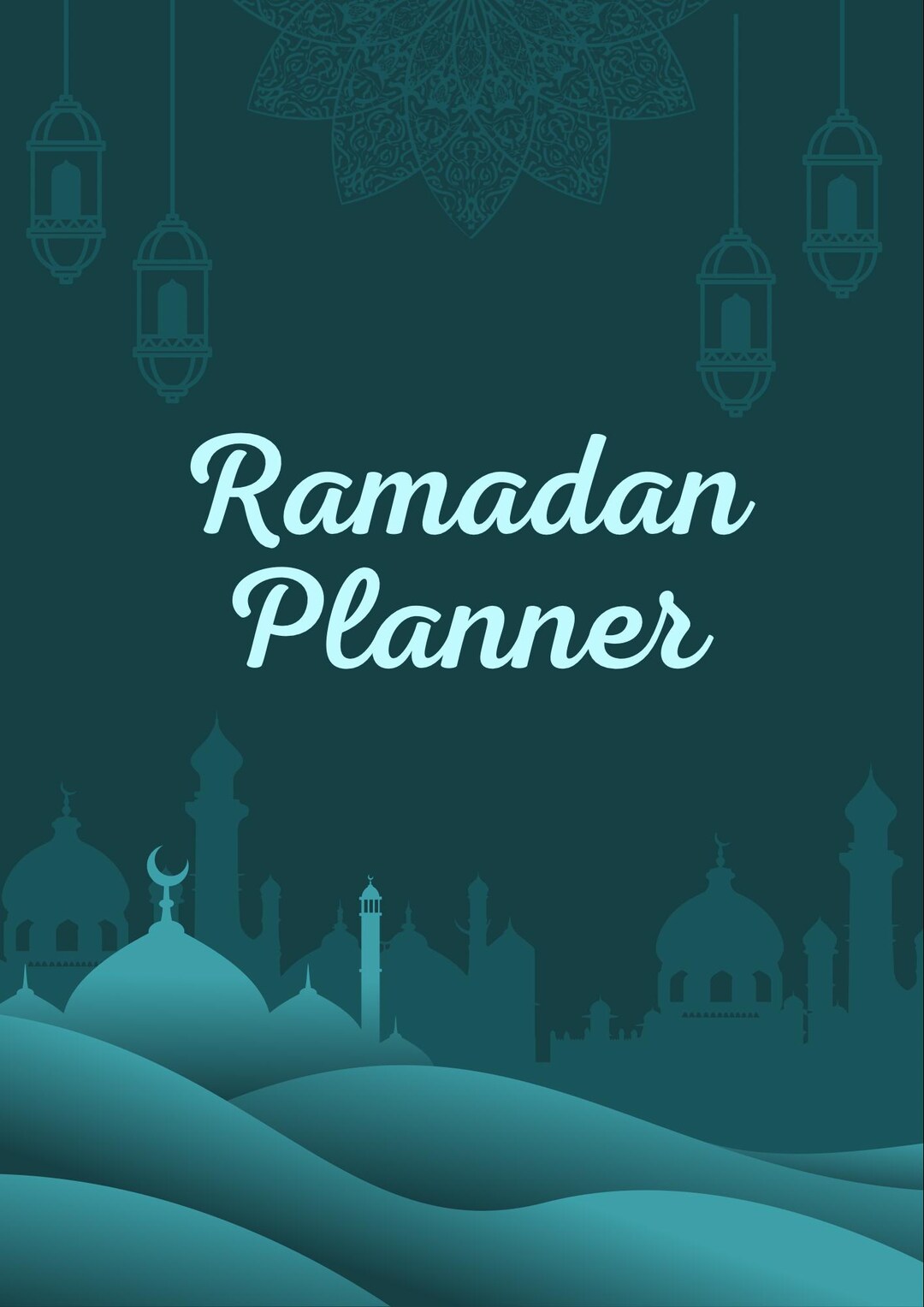 Ramadan Planner Printable - Etsy
