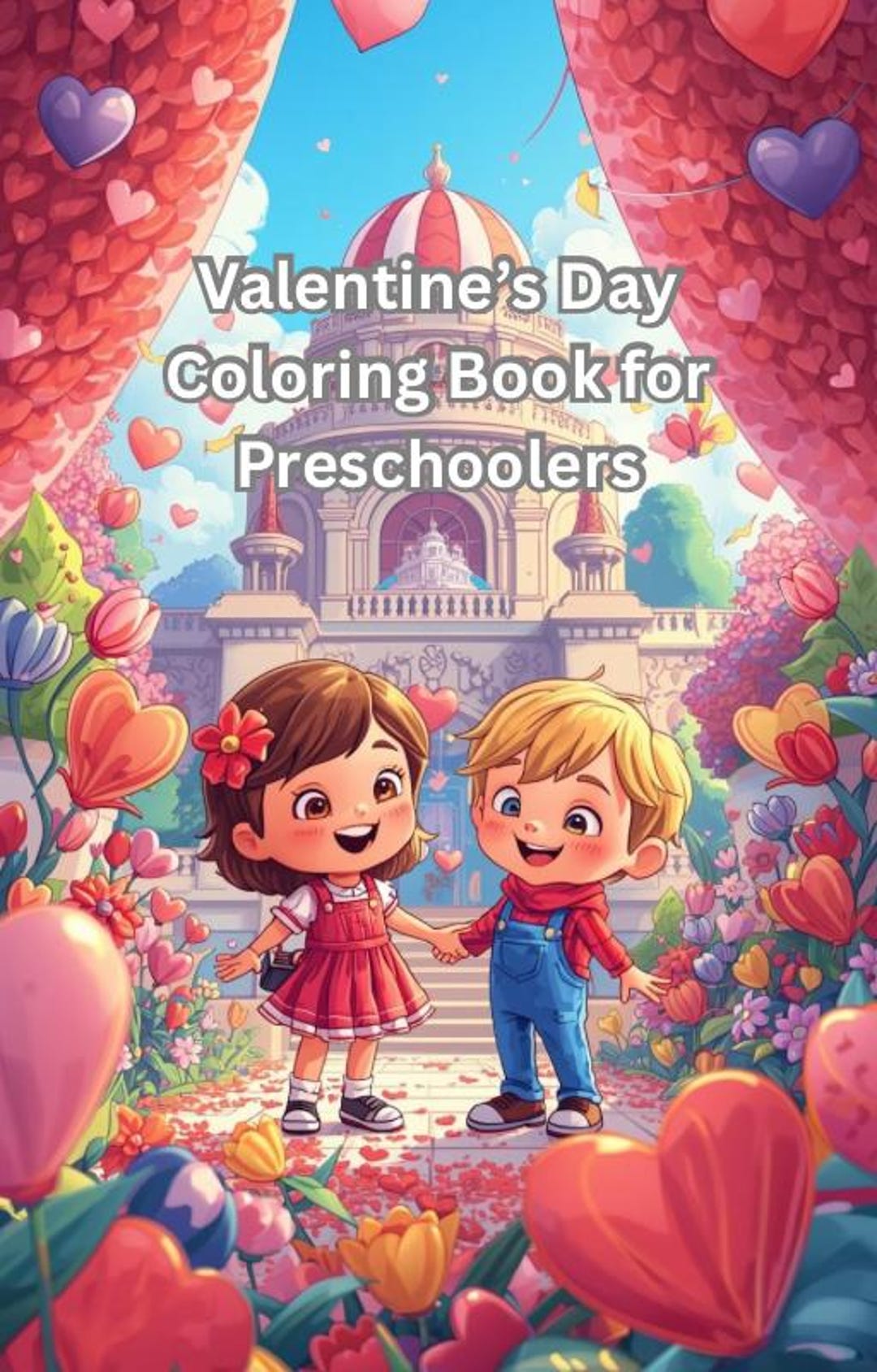 Valentine’s Day Coloring Book for Preschoolers Ages 3–5 | Printable ...