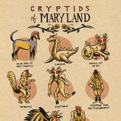 Famous Cryptids of West Virginia Print - Etsy Canada