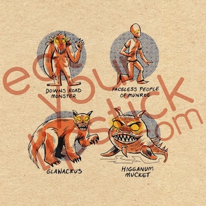 Famous Cryptids of Connecticut - Etsy