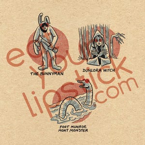 Famous Cryptids of Virginia 11 X 14 Print - Etsy