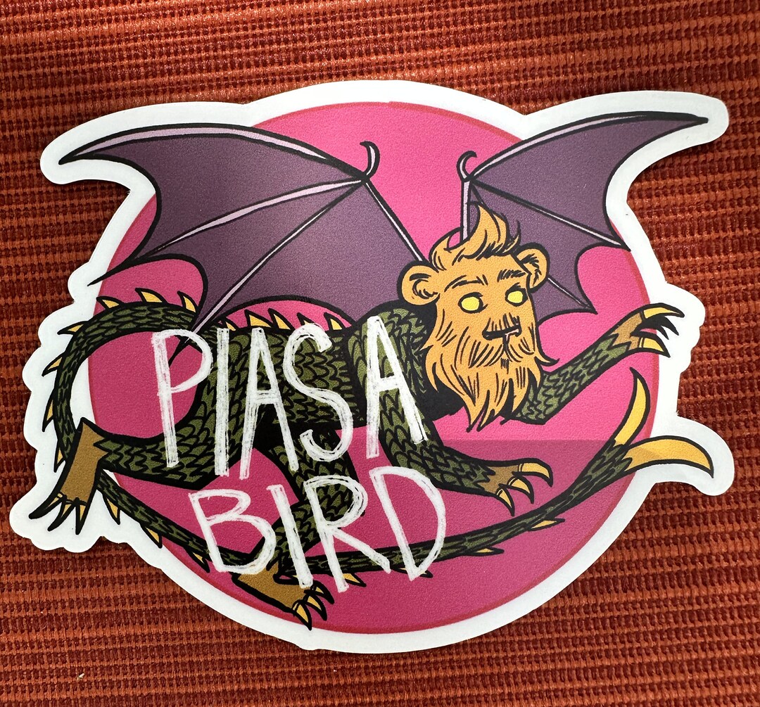 Piasa Bird Sticker - Etsy