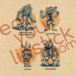 Famous Cryptids of Louisiana - Etsy