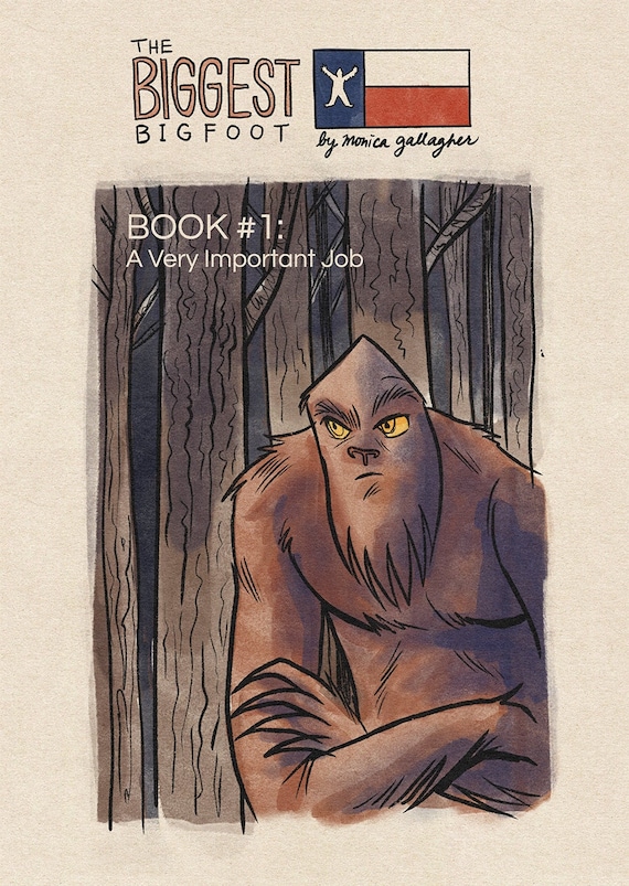 The Biggest Bigfoot Comic PDF 1: A Very Important Job - Etsy