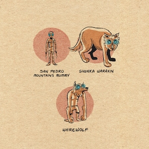 Famous Cryptids of Wyoming Print - Etsy