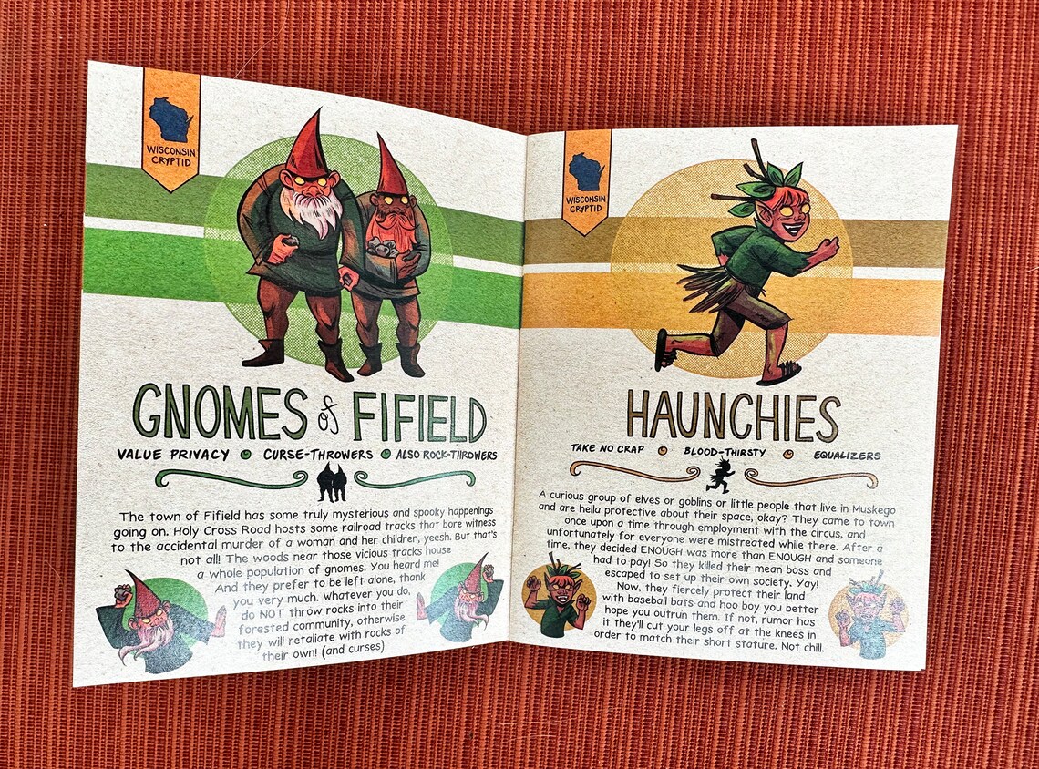 Wisconsin Cryptid Booklet - Etsy