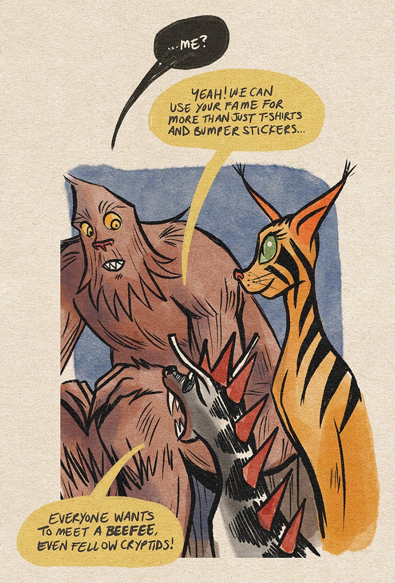 The Biggest Bigfoot Comic PDF 3: Outcast - Etsy