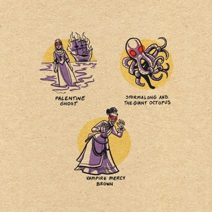 Famous Cryptids of Rhode Island Print - Etsy