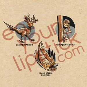 Famous Cryptids of Colorado 11" X 14" Print - Etsy