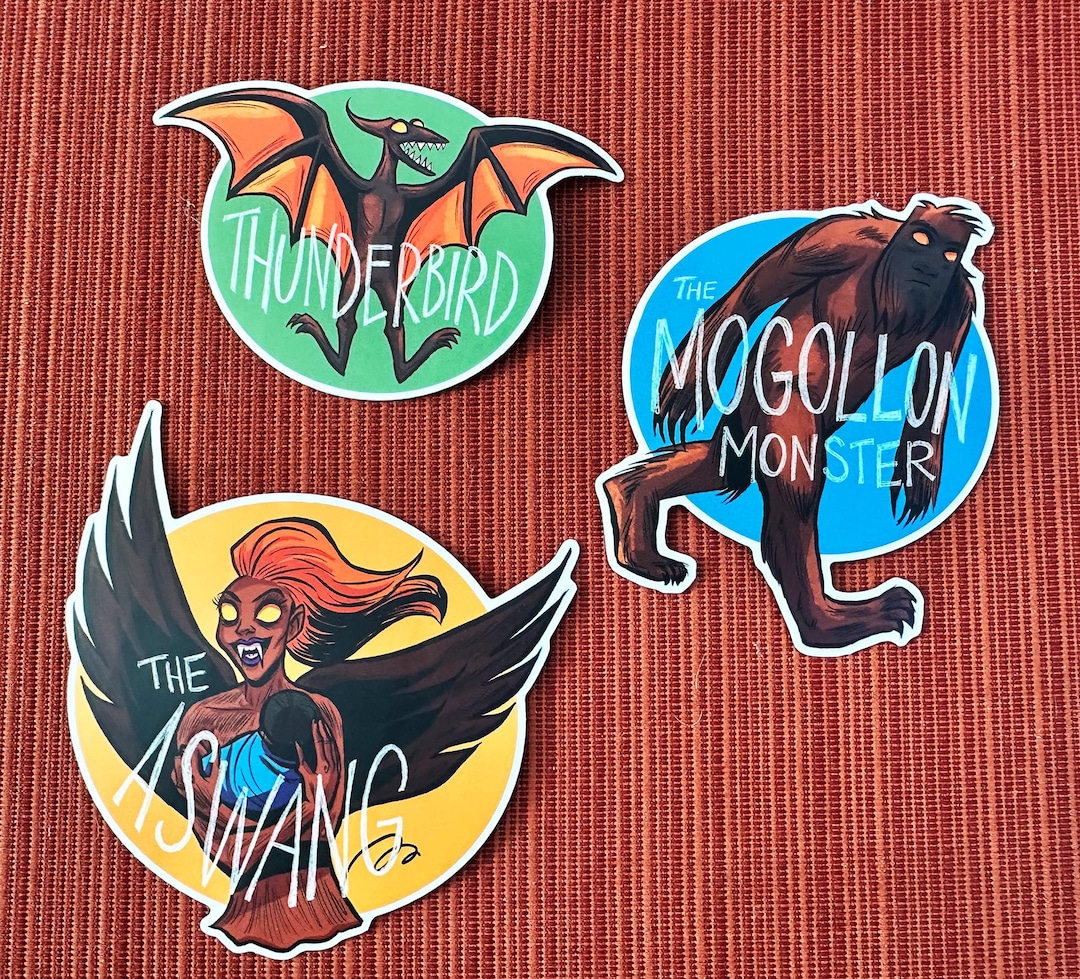 Arizona Cryptids Sticker Set - Etsy