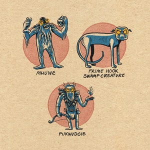 Famous Cryptids of Delaware 11 X 14 Print - Etsy