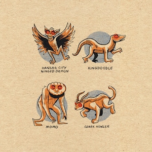 Famous Cryptids of Missouri 8 X 10 Print - Etsy