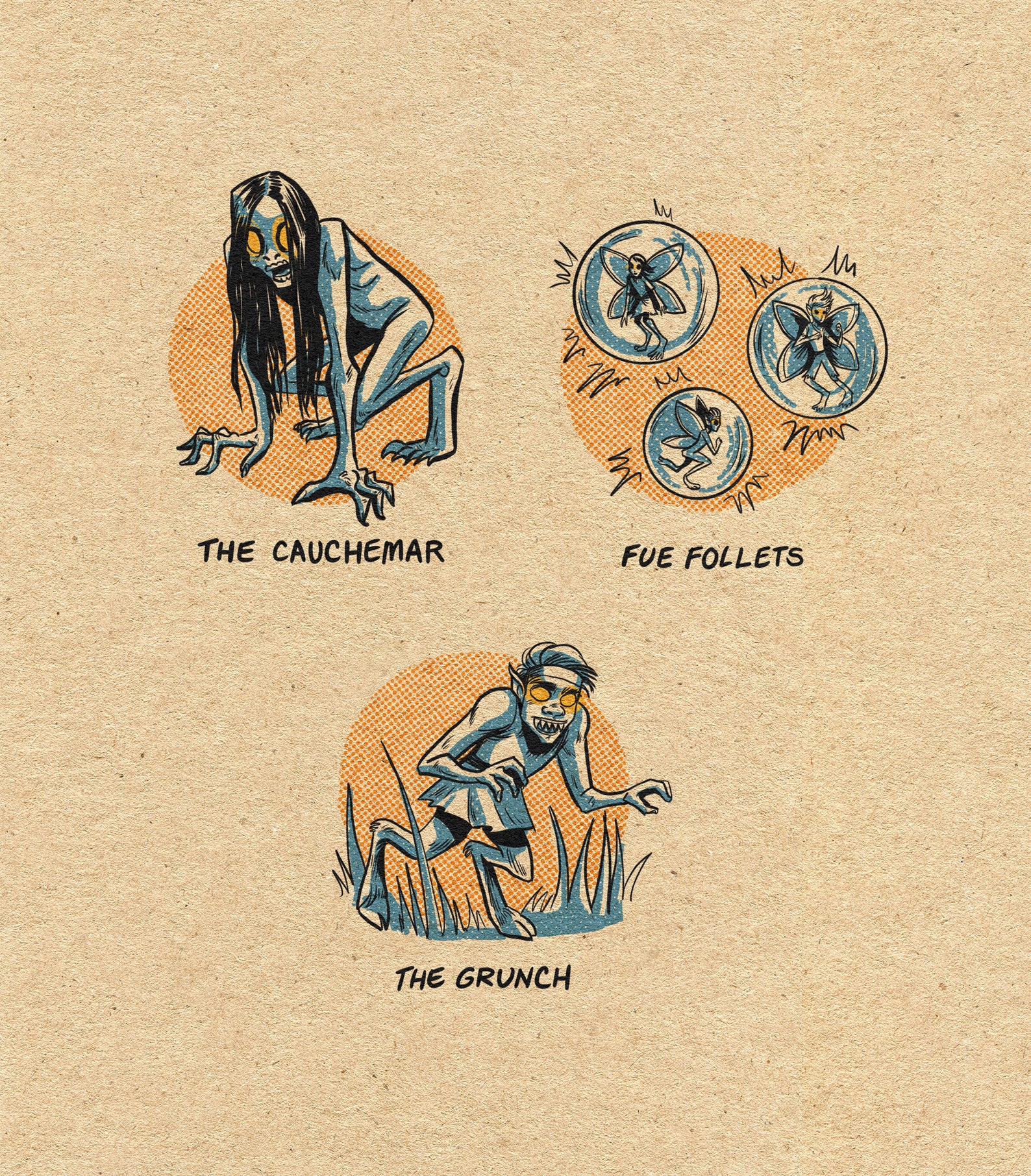 Famous Cryptids of Louisiana 11x14 Print - Etsy