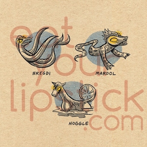 Famous Cryptids of Scotland - the Northern Isles 11" X 14" Print - Etsy