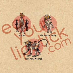 Famous Cryptids of New Hampshire Print - Etsy