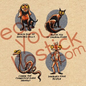 Famous Cryptids of Connecticut - Etsy