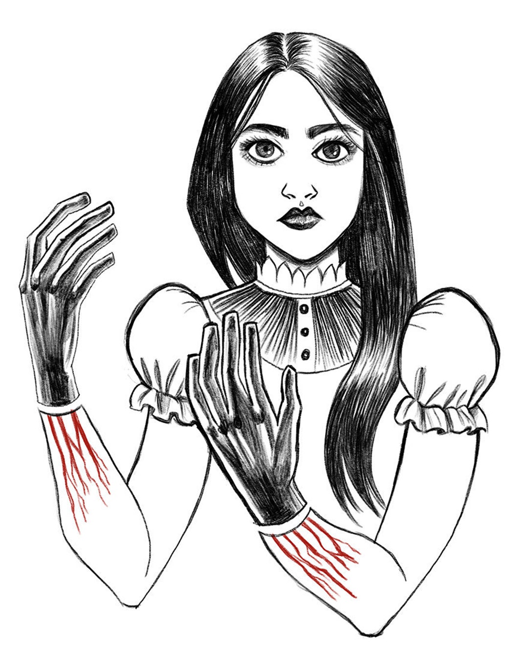 The Girl Without Hands - Etsy