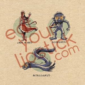 Famous Cryptids of Ontario 8 X 10 Print - Etsy Canada