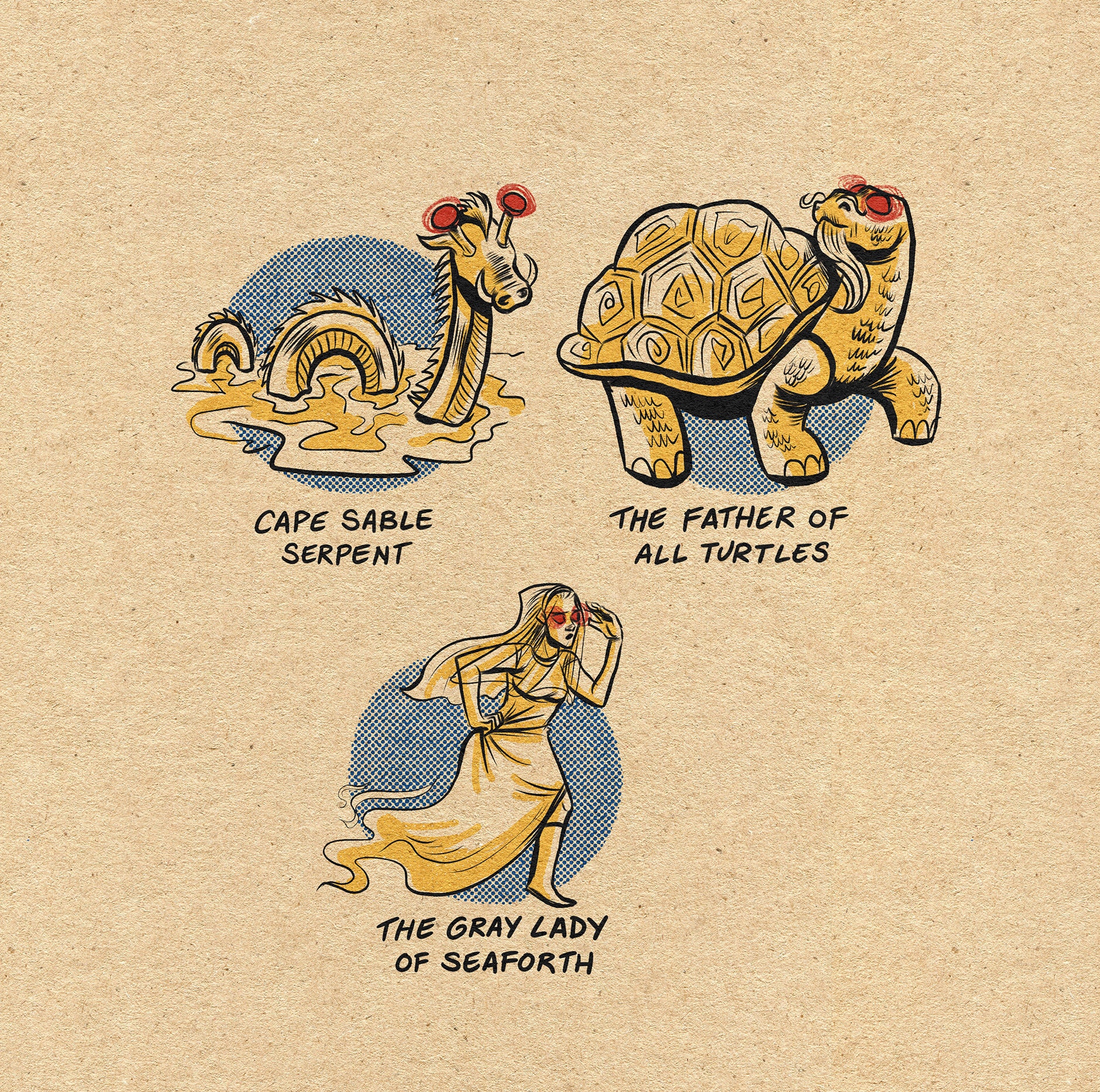 Famous Cryptids of Nova Scotia 8" X 10" Print - Etsy Canada