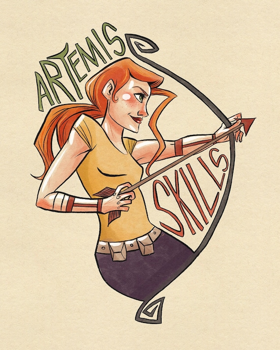 Percy Jackson Artemis Fan Art