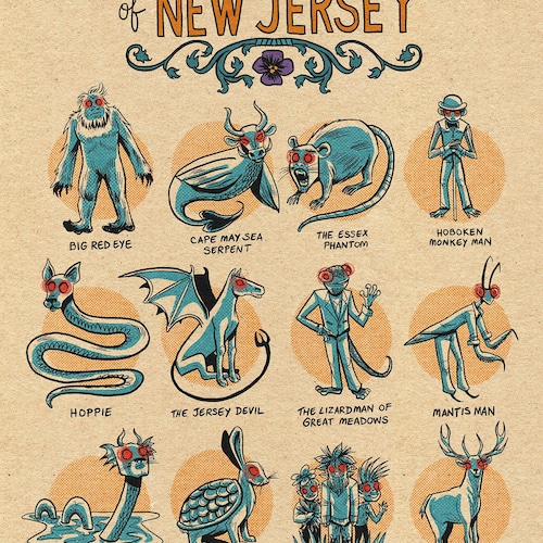 Famous Cryptids of Minnesota Print - Etsy Famous Cryptids of Minnesota Print - Etsy