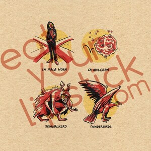 Famous Cryptids of New Mexico 8 X 10 Print - Etsy