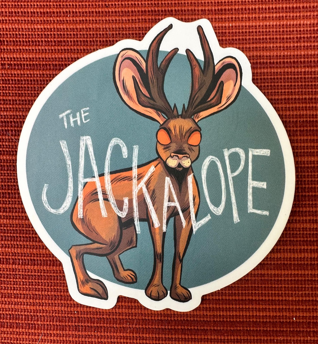The Jackalope Sticker - Etsy