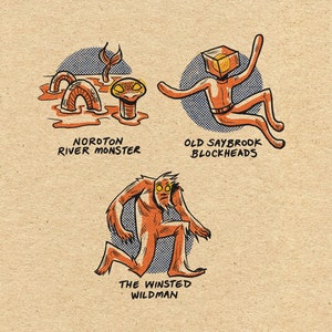 Famous Cryptids of Connecticut 11 X 14 Print - Etsy