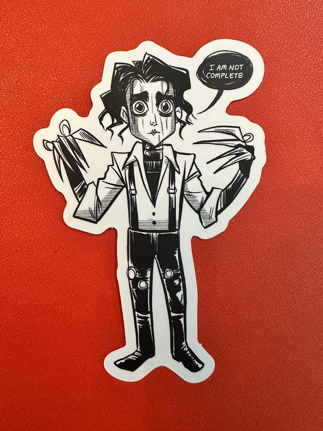 Edward Scissorhands Sticker - Etsy
