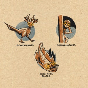 Famous Cryptids of Colorado 8 X 10 Print - Etsy