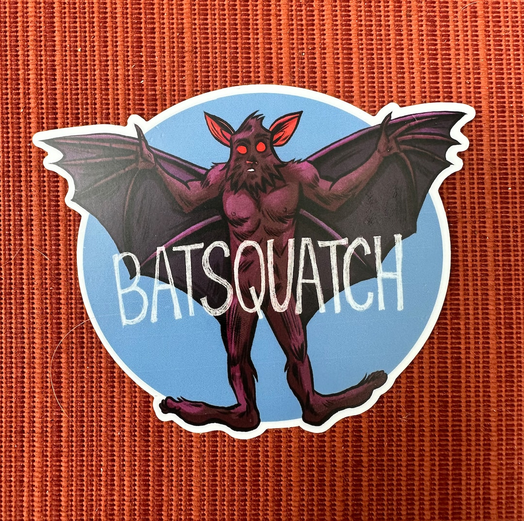 Batsquatch Sticker - Etsy