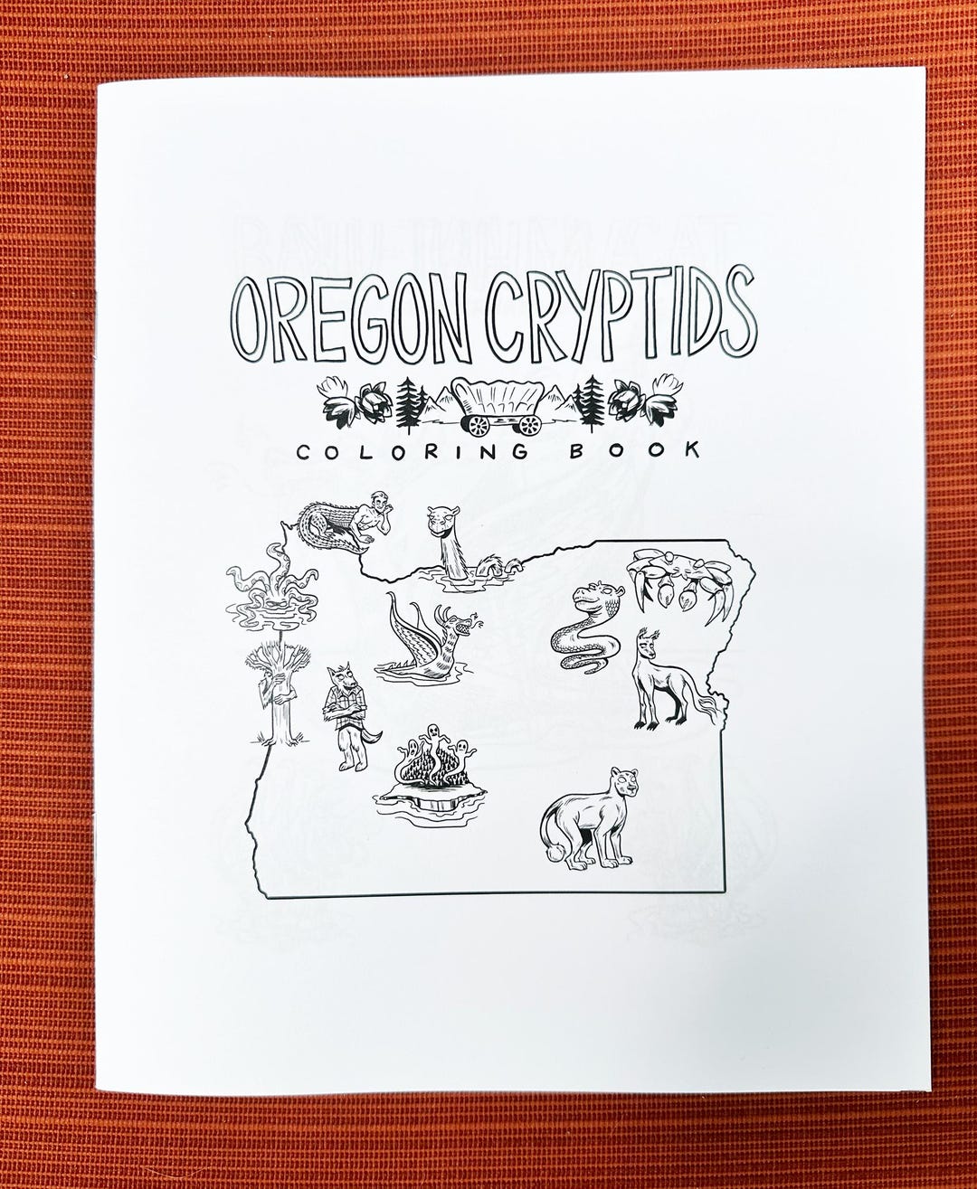 Cryptids of Oregon Coloring Book - Etsy
