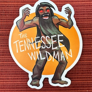 Tennessee Cryptids 8 X 10 Print & Three Stickers Pack - Etsy