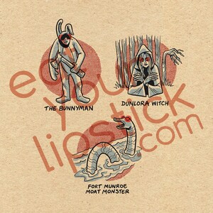 Famous Cryptids of Virginia 5 X 7 Print - Etsy