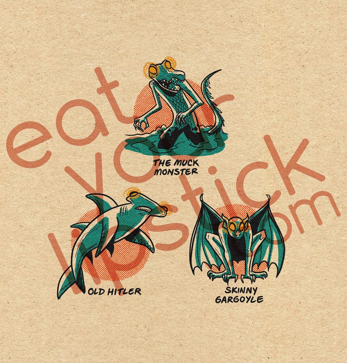 Famous Cryptids of Florida 11 X 14 Print - Etsy