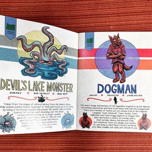 Oregon Cryptids Info Booklet, 8 X 10 Print, & 1 Sticker - Etsy