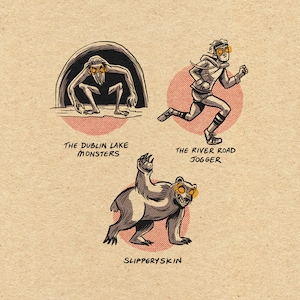 Famous Cryptids of New Hampshire Print - Etsy